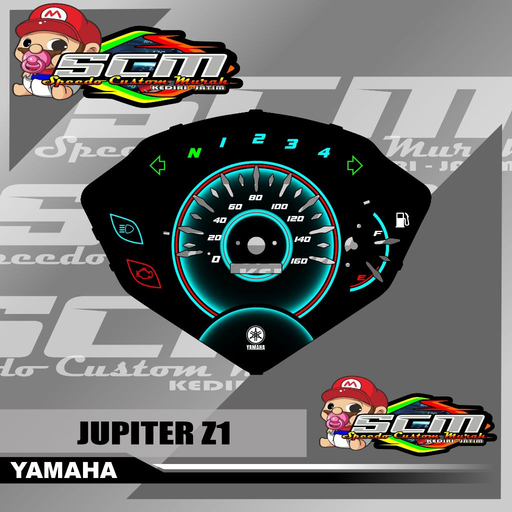Jual PAPAN SPEEDOMETER CUSTOM YAMAHA JUPITER ZI | Shopee Indonesia