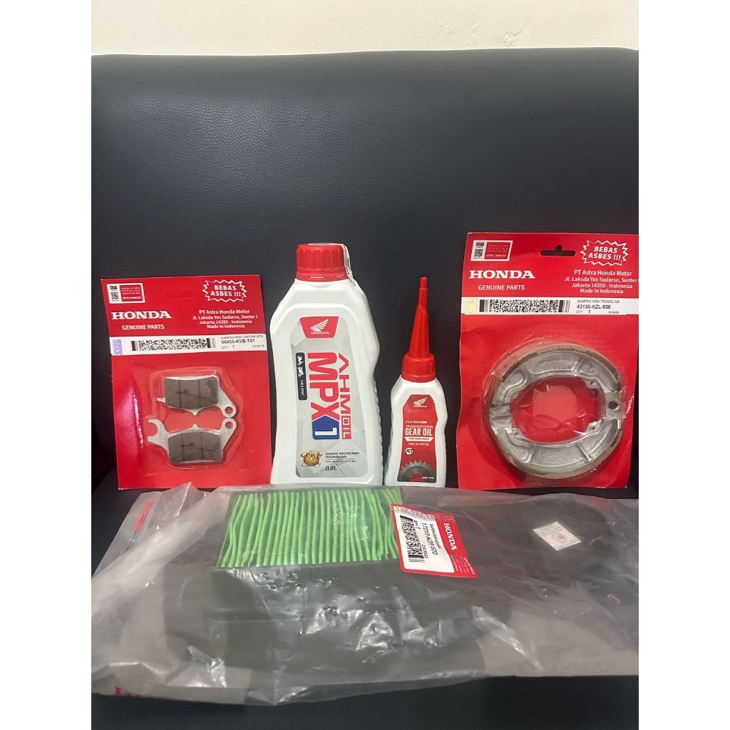 Jual PAKET LENGKAP OLI MPX1 + GEAR + KAMPAS REM + FILTER UDARA MOTOR ...