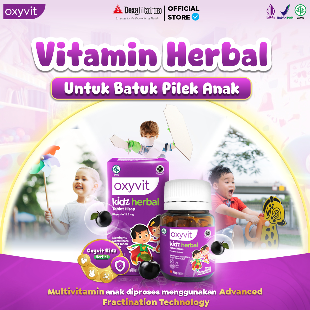 Jual BESTSELLER !! Oxyvit Kidz Tablet Hisap - Vitamin Untuk Batuk Pilek ...
