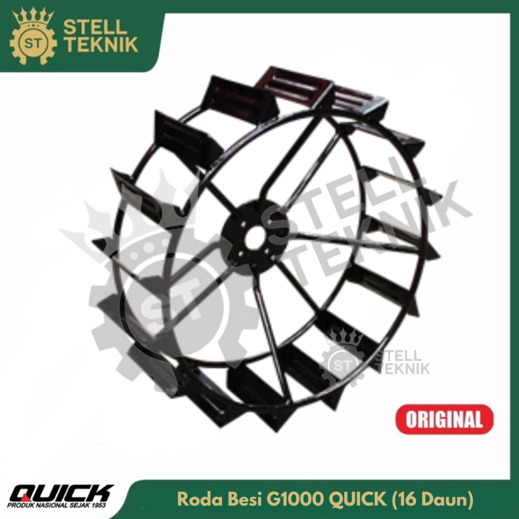 Jual Roda Besi Komplit Traktor G1000 QUICK (16 Daun) / Rosi QUICK G1000 ...
