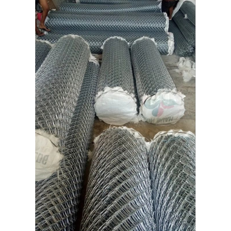 Jual kawat harmonika galvanis tebal 2mm lubang 5 cm tinggi 2 m panjang ...
