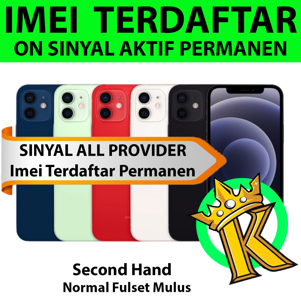 Jual BC IP 12 MINI / IP 12 Beacukai 64GB 128GB 256GB Normal Second inter Sinyal Permanen ...