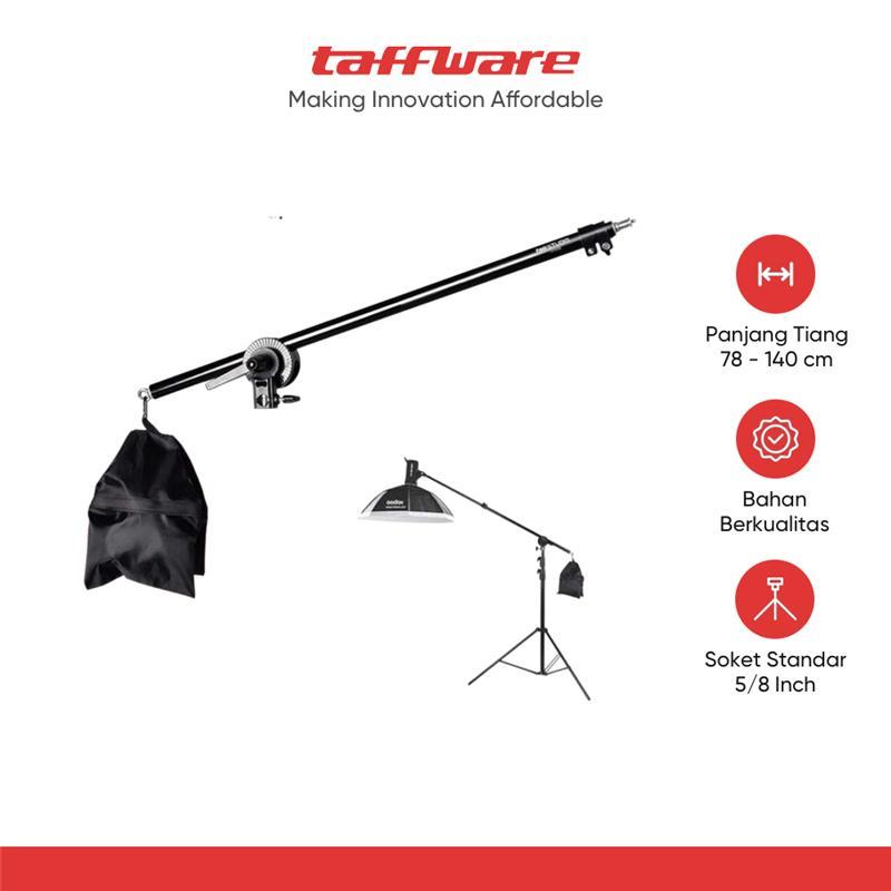 Jual TaffSTUDIO Video Boom Arm Stand Bracket Telescopic Lampu Foto ...