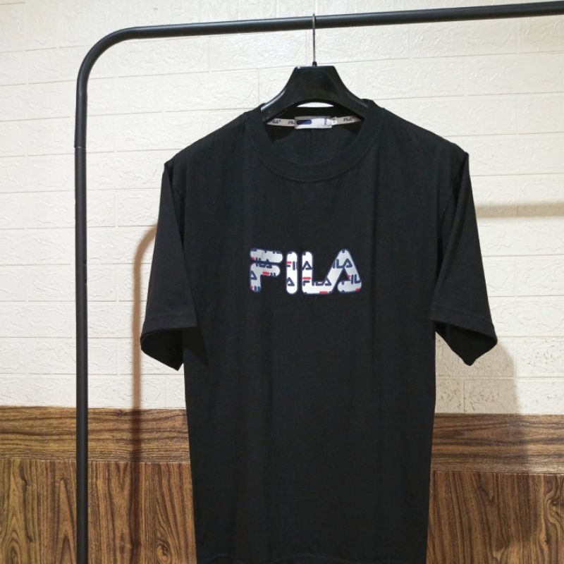 Jual Vintage Fila Center Script Logo T-Shirt | Shopee Indonesia