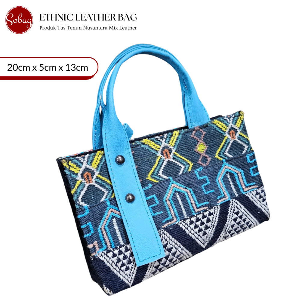 Jual HANDBAG PATCHWORK Tenun NTT mix Kulit Sapi Asli | Shopee Indonesia