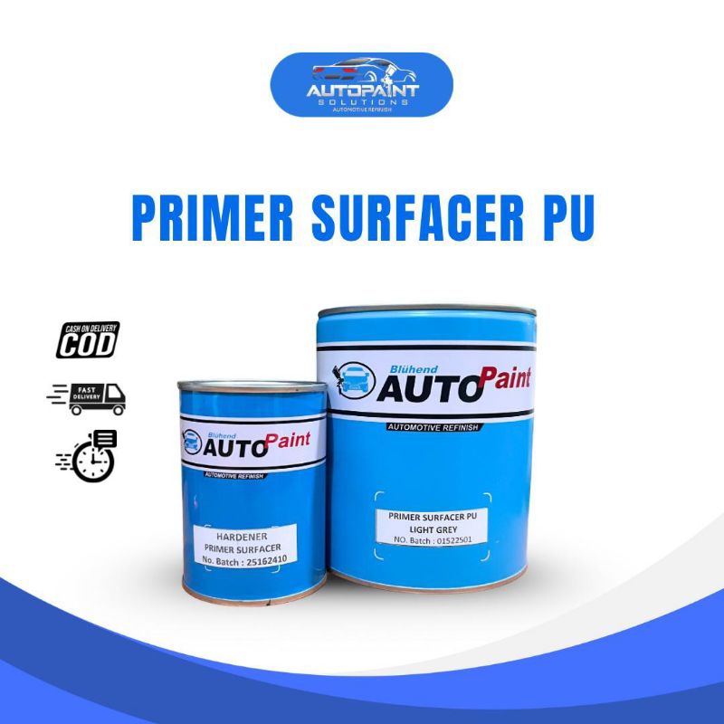 Jual ARC EPOXY PRIMER SURFACER PU FD LIGHT GREY AUTO PAINT/FAST DRY/1 ...