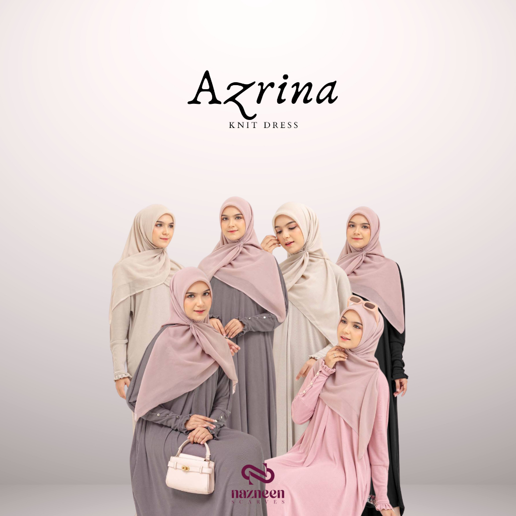 Jual Nazneen - Azrina Knit Dress | Shopee Indonesia