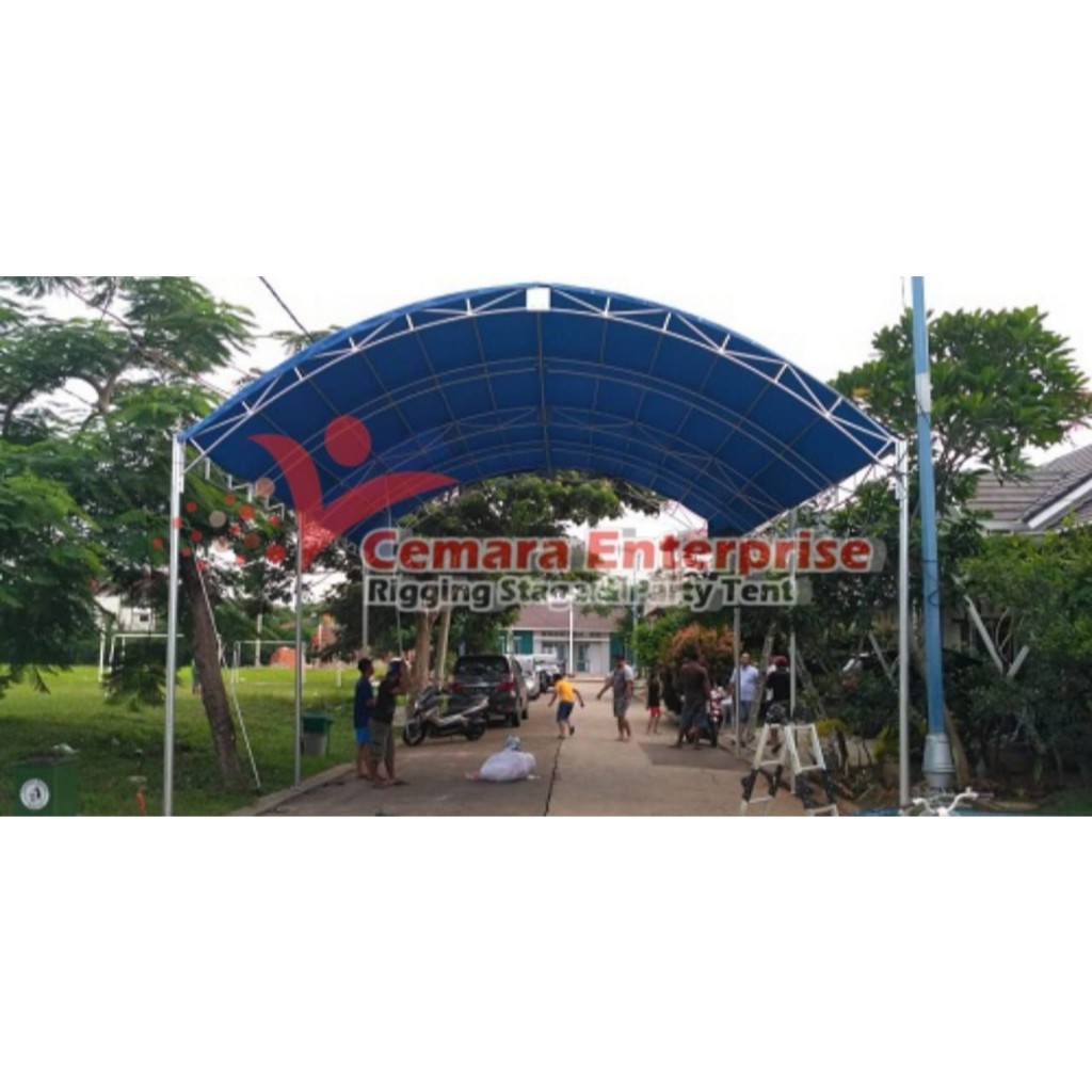 Jual Jual tenda terop model lengkung ukuran 6m x 8m kualitas terbaik ...