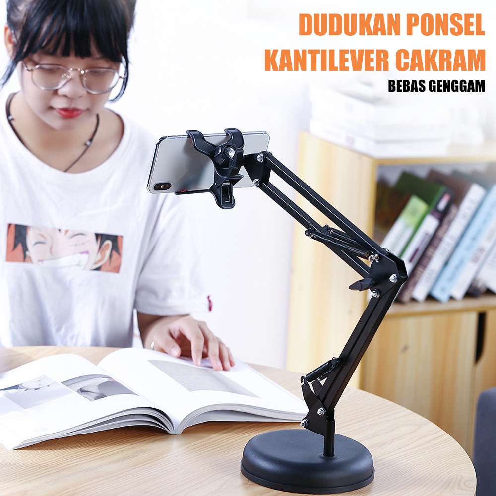 Jual Phone Holder Live Streaming Cantilever Stand Dudukan ponsel dapat ...