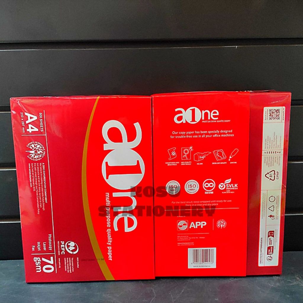 Jual KERTAS FOTOCOPY HVS AONE 70gsm A4 | Shopee Indonesia