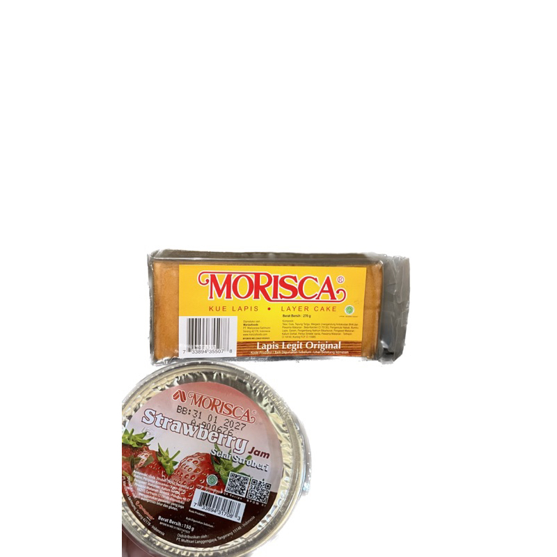 Jual LAPIS MORISCA ORIGINAL & STRAWBERRY JAM | Shopee Indonesia