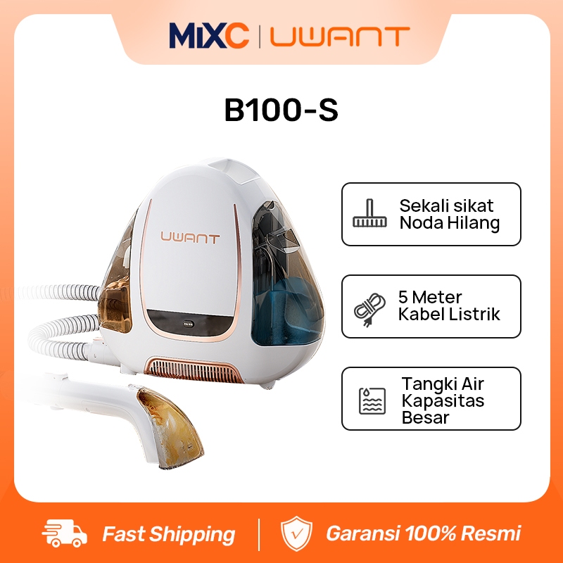 Jual UWANT B100S 12Kpa Suction wet Vacuum Cleaner Spot Cleaner Mesin ...