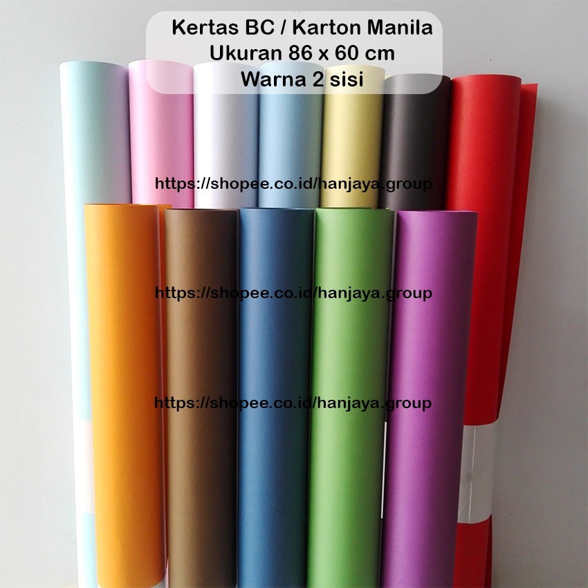 Jual Kertas Karton Manila / BC / Briefcard | Shopee Indonesia