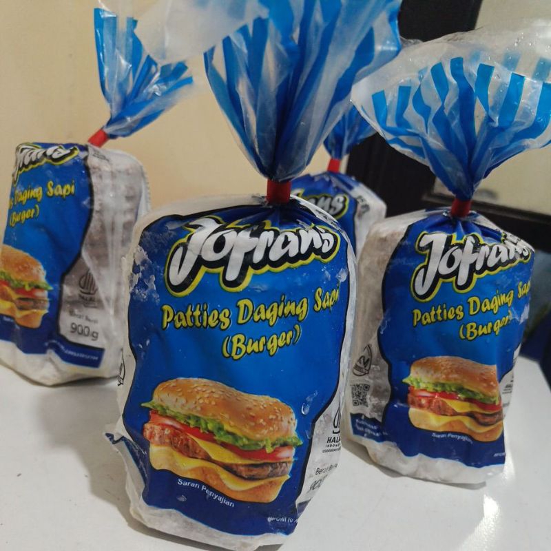 Jual JOFRANS BEEF PATTIES 600g 900g / Patties Burger | Shopee Indonesia