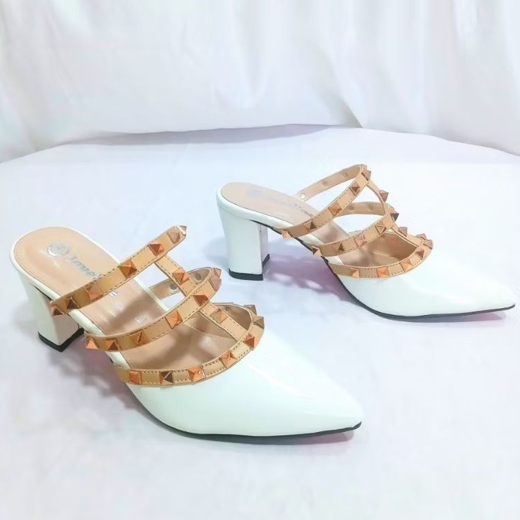 Jual Javeline CAMILLA Glossy Heels Tapak Tahu 7cm | Shopee Indonesia