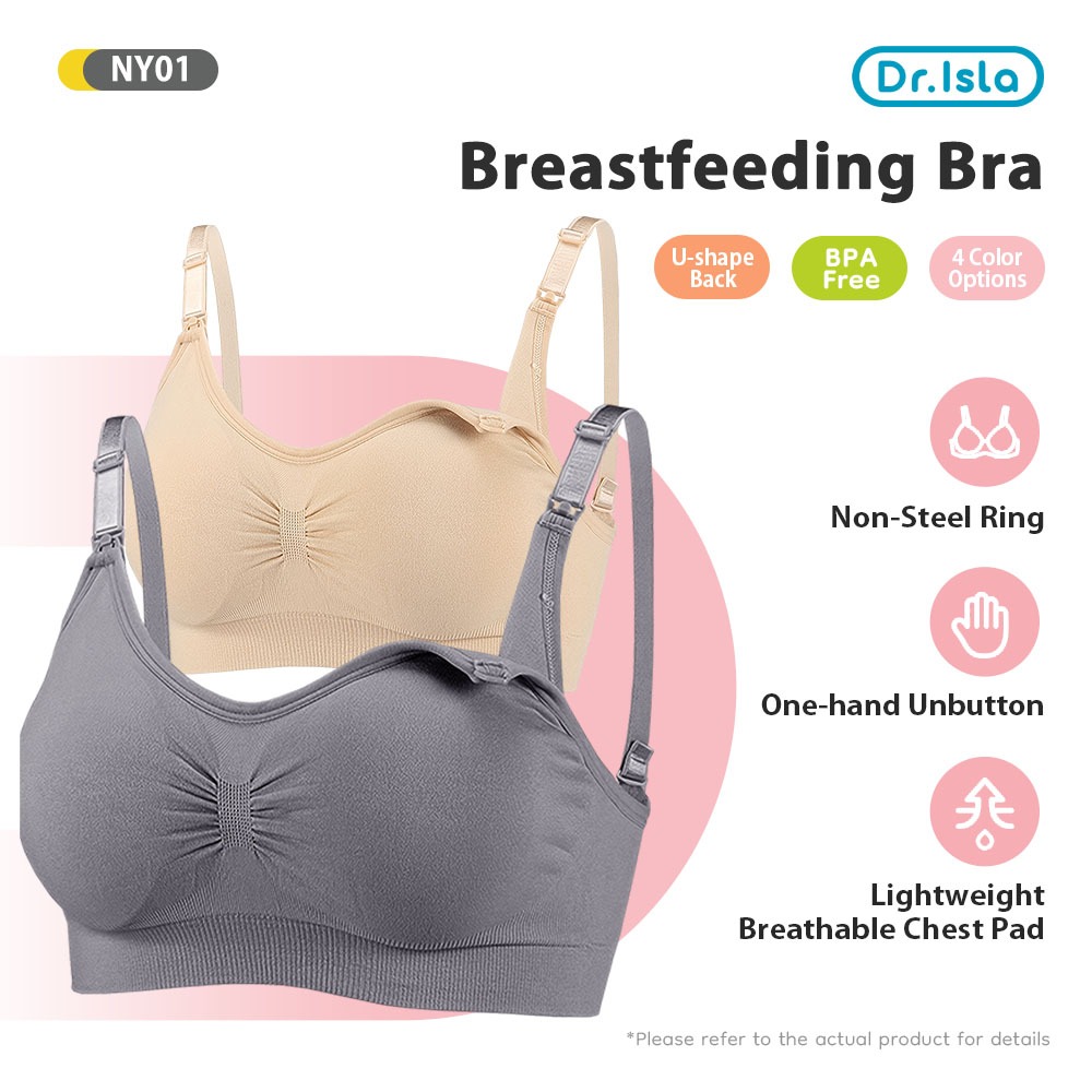 Jual Dr.Isla MOMMY Bra Menyusui Tanpa Kawat Jumbo Seamless Bh HamilBra ...