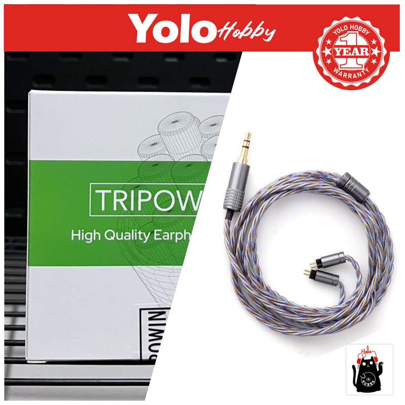 Jual tripowin zoe upgrade cable for iem in ear monitor earphone 2 pin ...