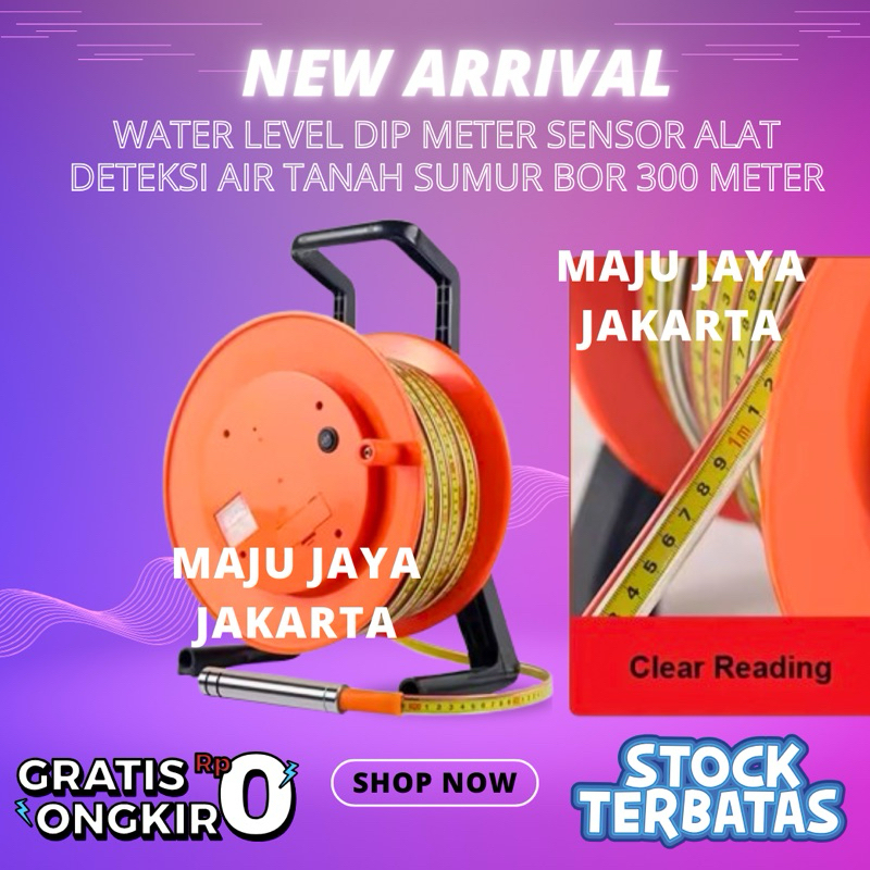 Jual Water Level Dip Meter Sensor Tinggi Muka Air Tanah Sumur Bor - 300m | Shopee Indonesia