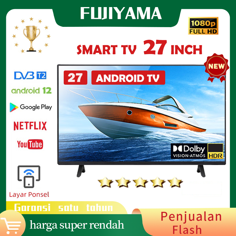 Jual Promosi Smart TV 22/24/25/27 inch TV Android OS - Bisa Google Play ...