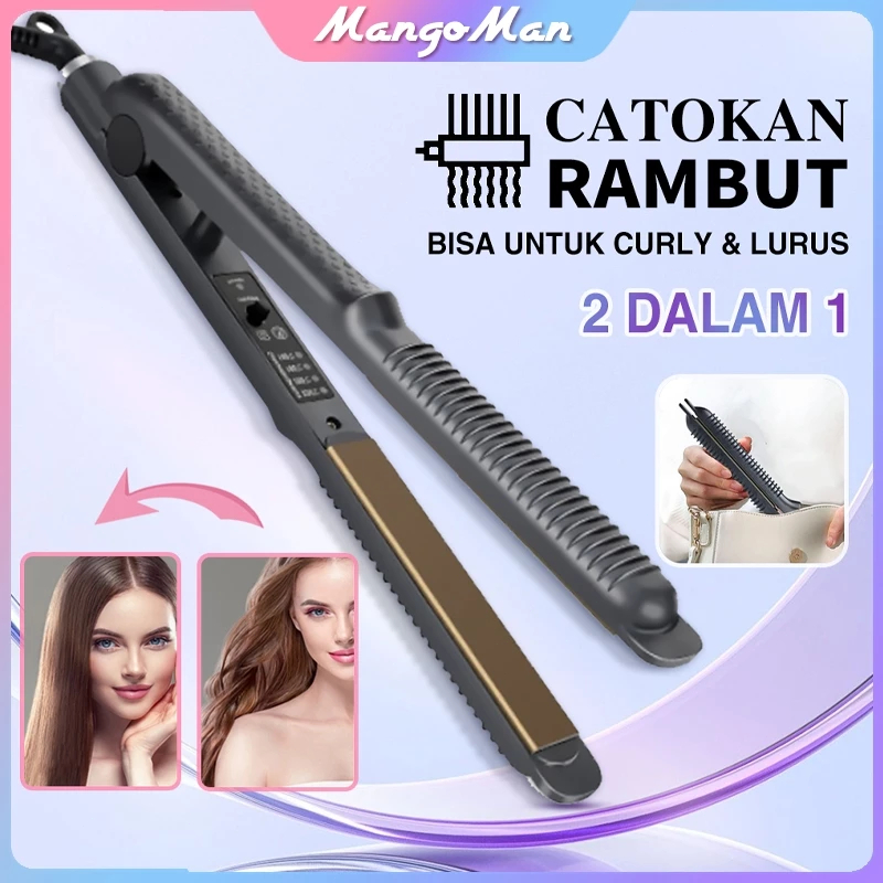 Jual [Pengiriman cepat] catokan glam hair/Catok crimple/catok premium ...