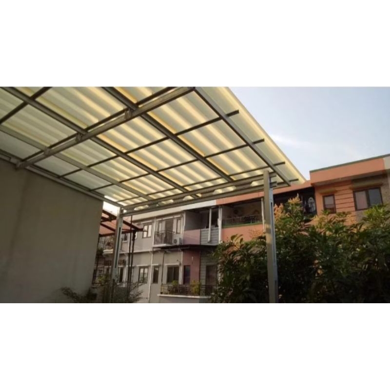 Jual Atap UPVC Alderon 830 double layer semi translucent/Alderon double ...