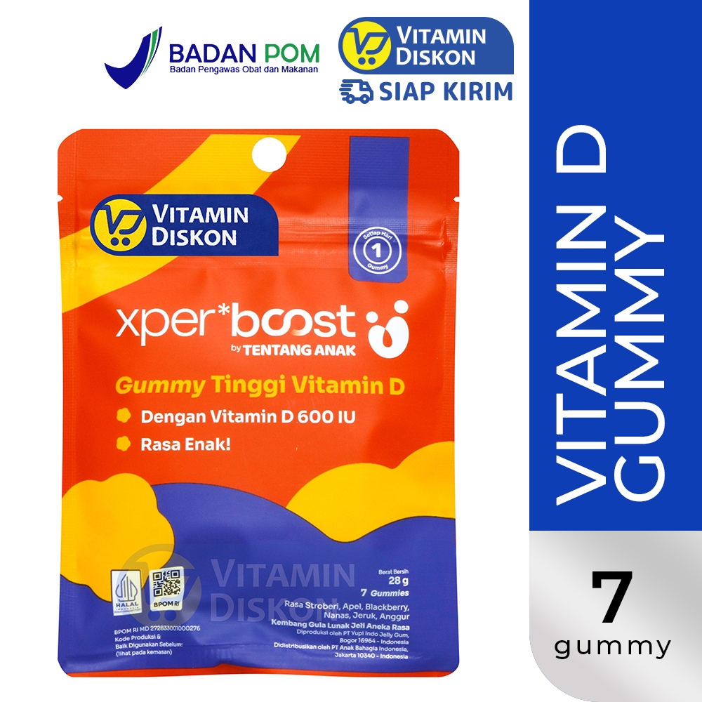 Jual EXPERT BOOST GUMMY VITAMIN D 600 IU 7 DAYS | Expert Boost Vitamin ...