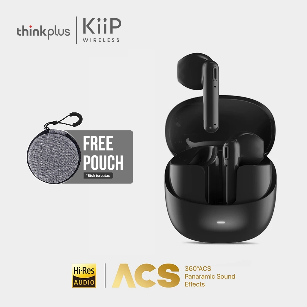 Jual Thinkplus x KiiP Wireless DTS5 Tws Headset Bluetooth Earphone HD Call | Shopee Indonesia