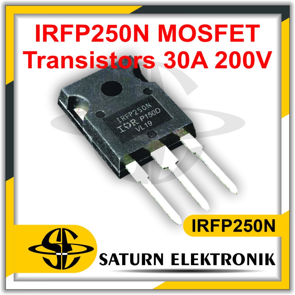 Jual IRFP250N Mosfet Trasnsistor 30A 200V Original IRF P250N Asli ...