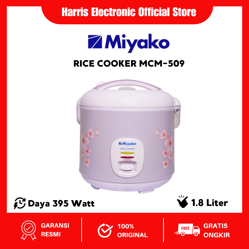Jual Miyako Magic Com 1.8L Rice Cooker MCM509 Magic Warmer Plus ...