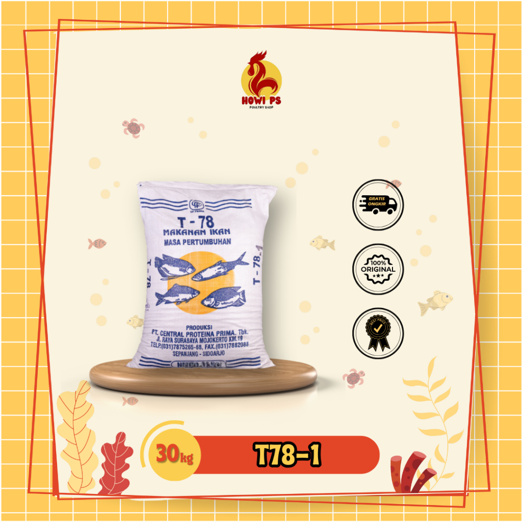 Jual T78-1 Makanan Ikan Pellet Benih Bibit Ikan Lele Gurame Nila Masa ...