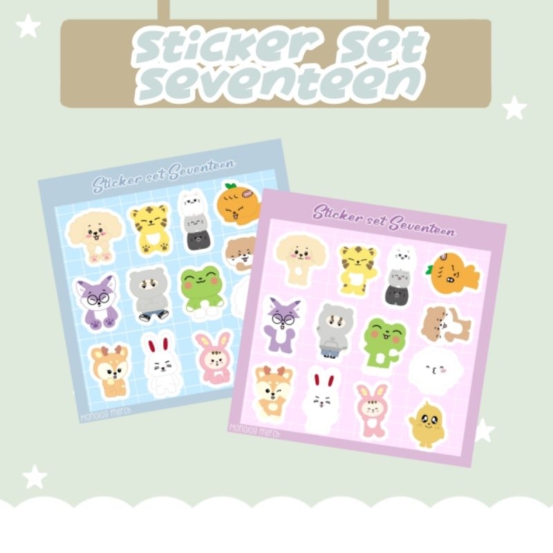 Jual Sticker Set Seventeen | Shopee Indonesia