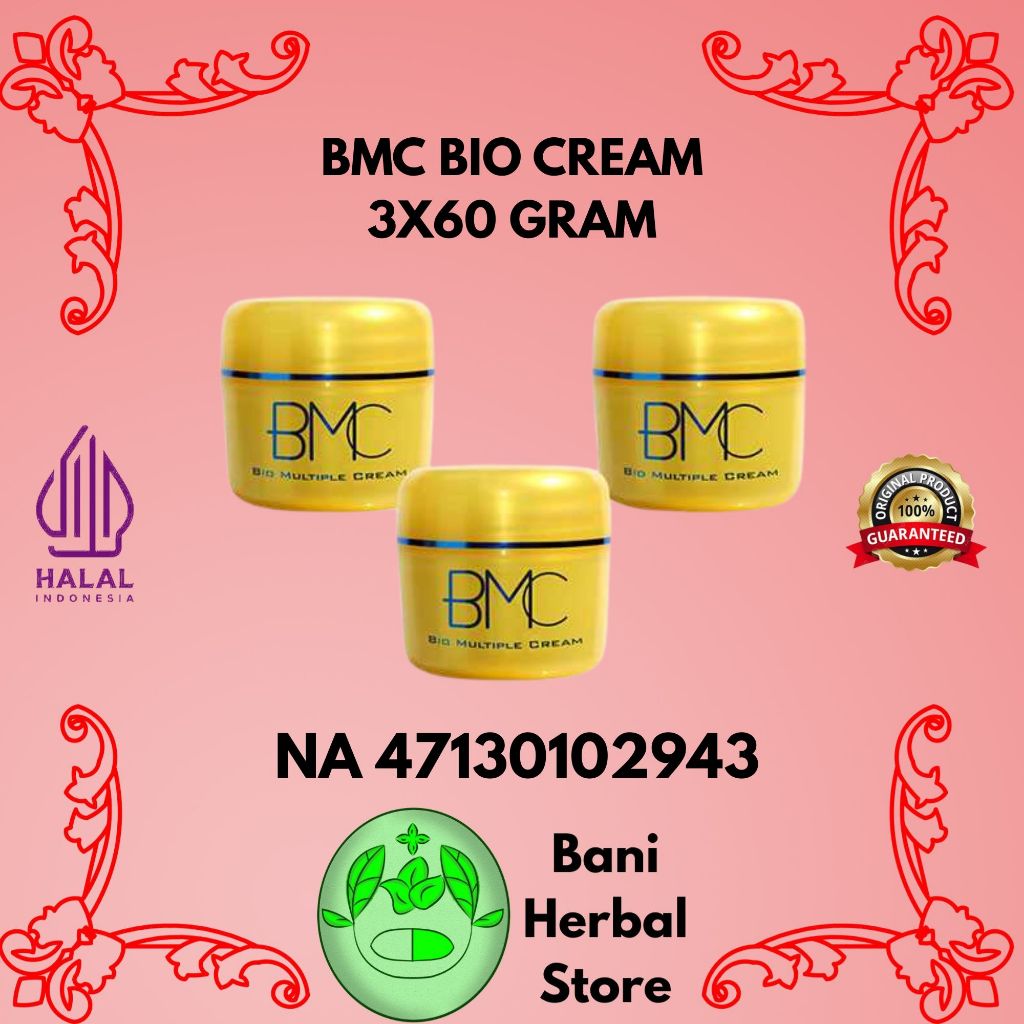 Jual BMC Bio Cream 30 Gram Krim Luka Bakar Keseleo Bengkak Nyeri Sendi ...