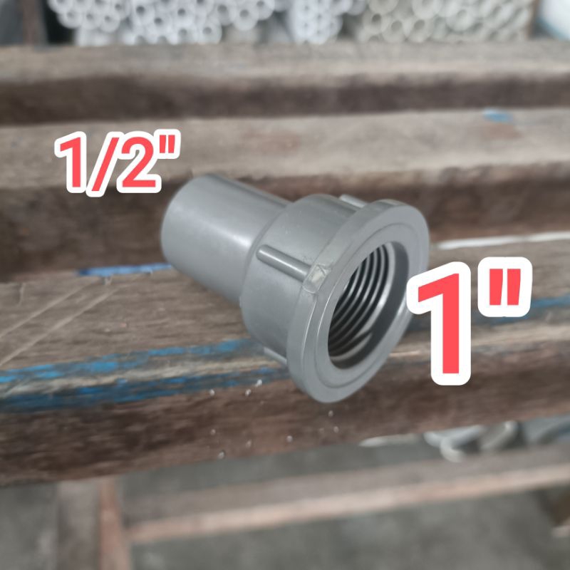 Jual Sok Drat Dalam 1" x 1/2" Inch AW Rucika / SDD pipa PVC | Shopee ...