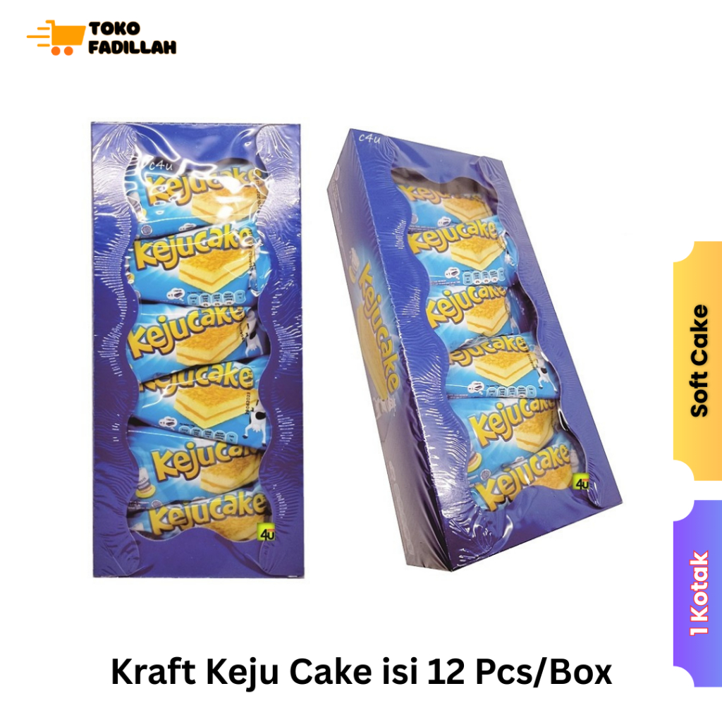 Jual KRAFT Keju Cake Box isi 12 Pcs - Snack Bolu Keju | Shopee Indonesia