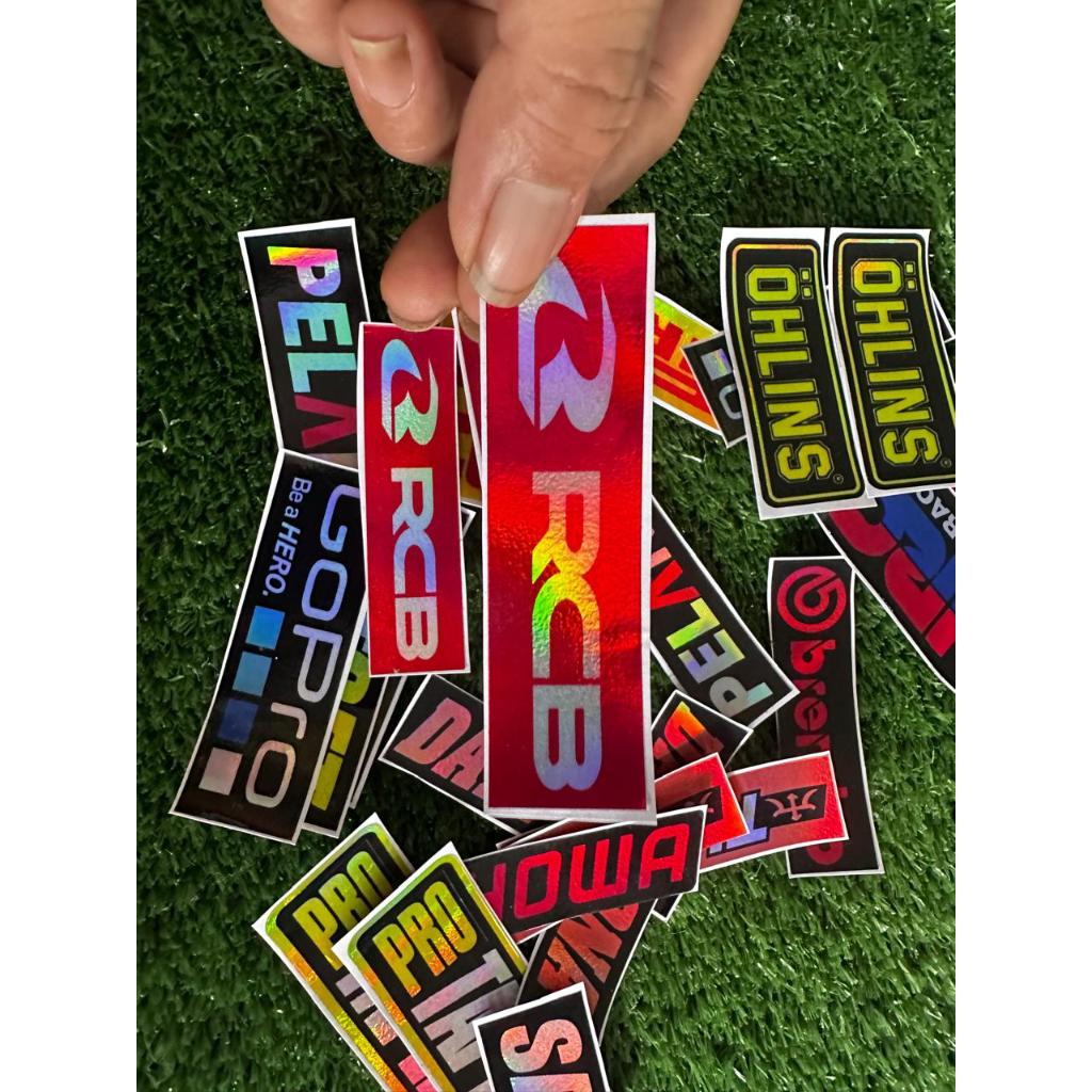 Jual STIKER RCB MOTOR RACING HOLOGRAM-STIKER MOTOR/STIKER LAPTOP/STIKER ...