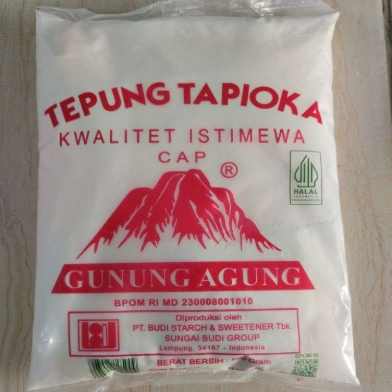 Jual Tepung Tapioka Cap Gunung Agung 500g | Shopee Indonesia