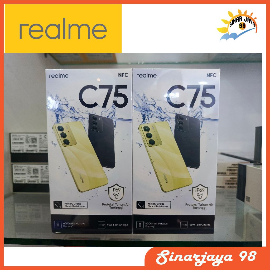 Jual REALME C75 8/256 & 8/128 C75X GARANSI RESMI REALME !!! | Shopee Indonesia