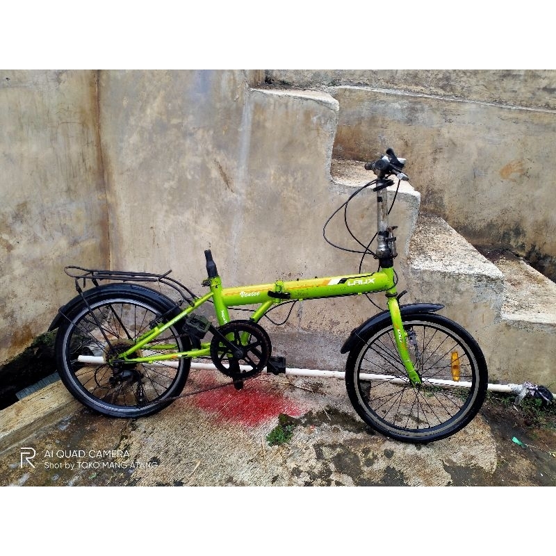 Jual Sepeda LIPAT LAUX VENICE ITALY HIJAU STABILO BAN 20 ISTIMEWA ...
