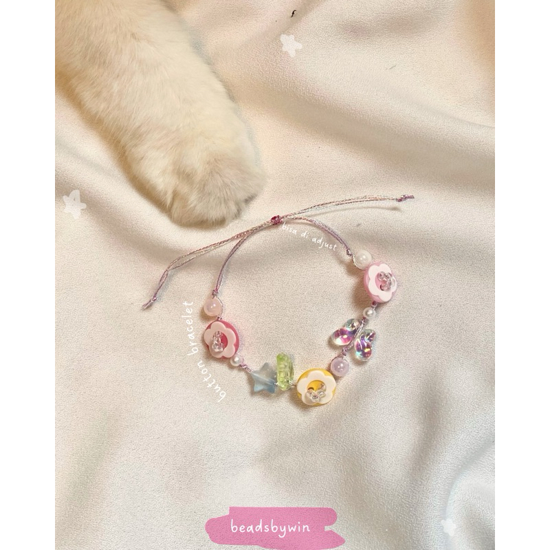 Jual GELANG TALI/ GELANG TALI MANIK-MANIK/ BEADS BRACELET / GELANG ...