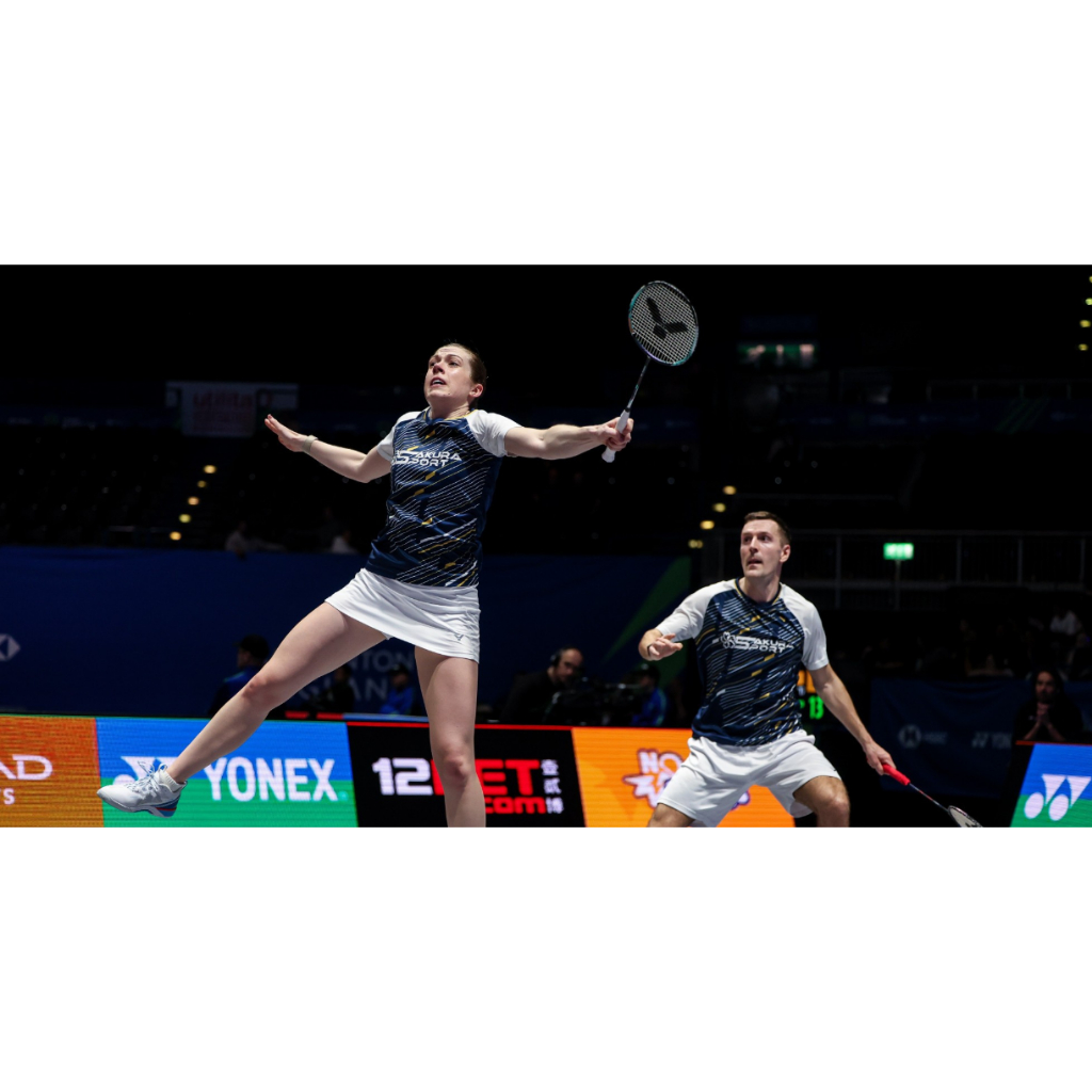 Jual baju badminton bulu tangkis premium England's Gregory Mairs and ...