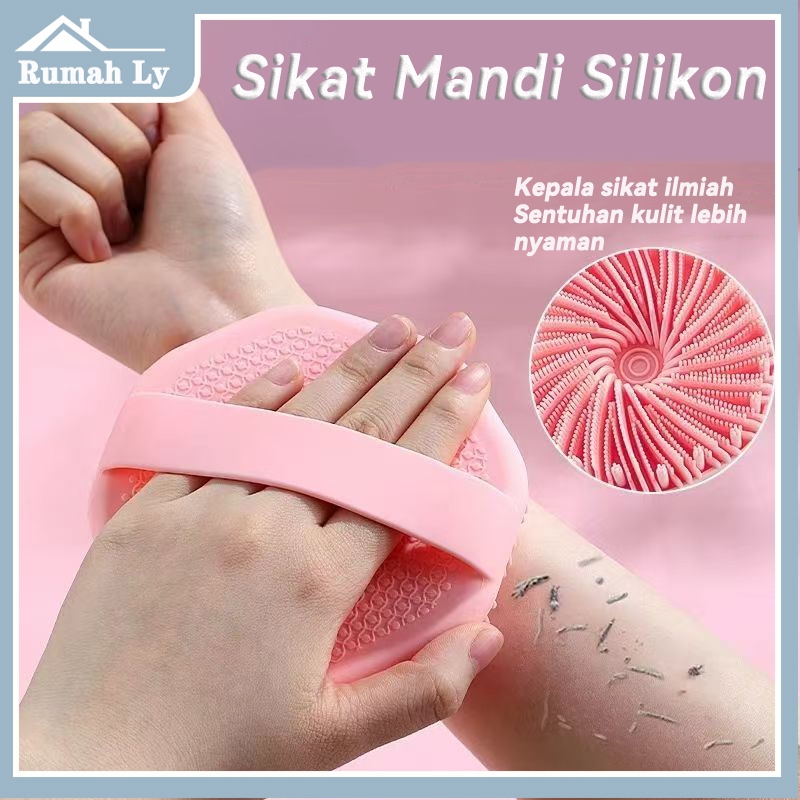 Jual Mandi Sikat Mandi Silikon Alat Mandi Gosok Badan Sikat Gosok ...