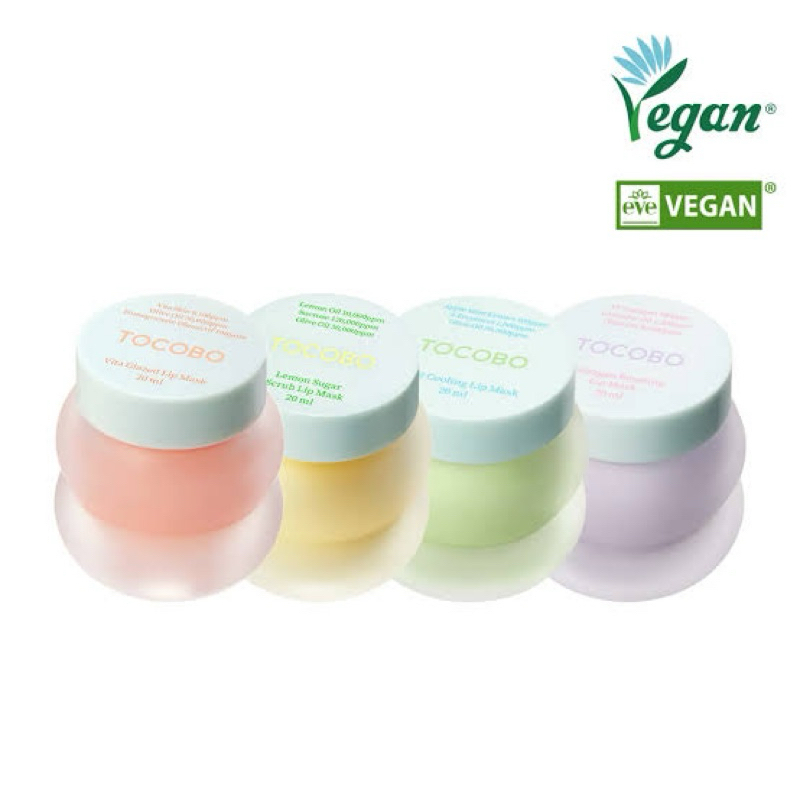 Jual TOCOBO Vita Glazed Lip Mask / Lemon Sugar Scrub Lip Mask 20ml ...