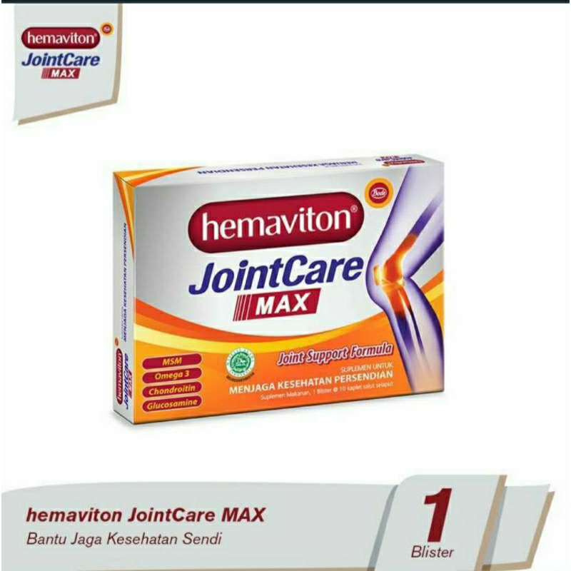 Jual Hemaviton JointCare MAX Suplemen Sendi [1 Blister isi 10 Kaplet ...