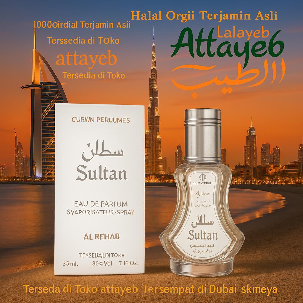 Jual Parfum Al Rehab Sultan Spray 35ml Eau De Parfum Al Rehab 100% ...