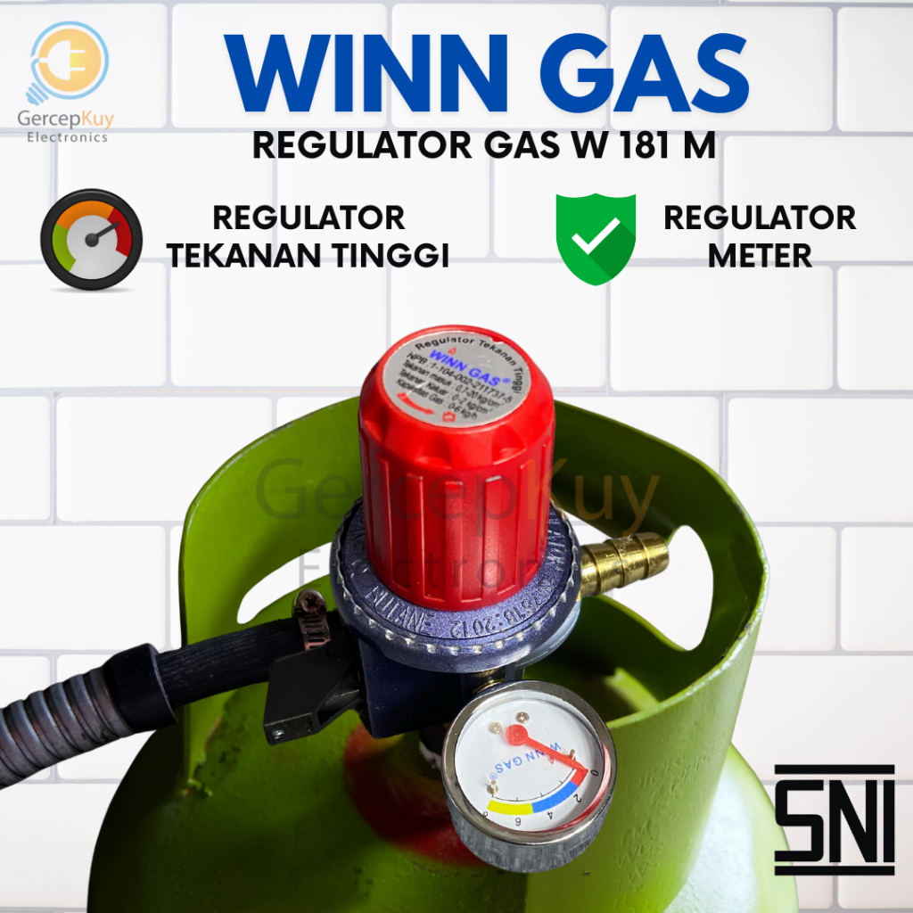 Jual Regulator Gas LPG / Kompor Tekanan Tinggi Winn Gas W181M Original ...