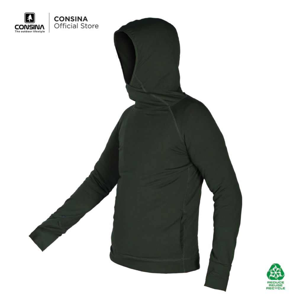 Jual Consina Innerfit Base Layer Outdoor Hoodie | Gunung Hiking Camping ...