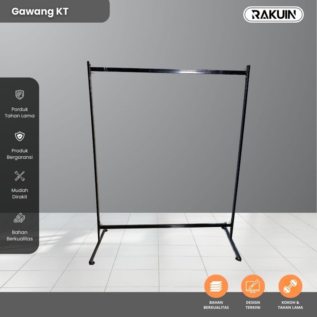 Jual GAWANG KT - GANTUNGAN BAJU BESI MINIMALIS /GAWANG BAJU BERDIRI ...