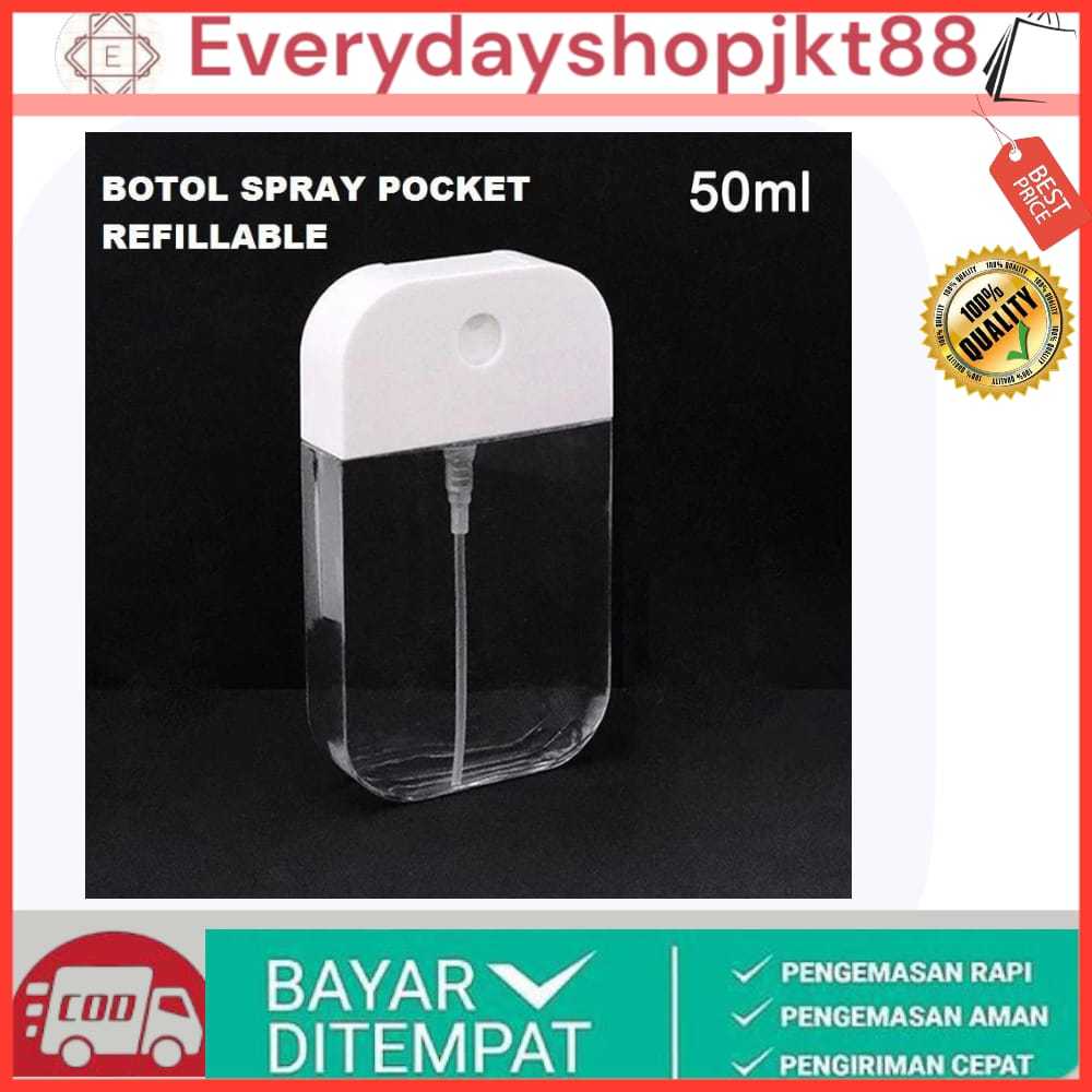 Jual Botol Spray Parfum Hand Sanitizer 50ml Pocket Card | Shopee Indonesia