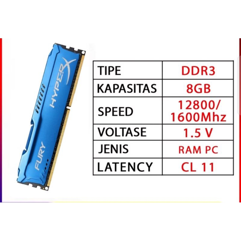 Jual RAM 8GB DDR3 Normal ori Baru | Shopee Indonesia