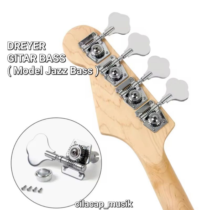Jual DREYER GITAR BASS MODEL FENDER JAZZ BASS | Shopee Indonesia